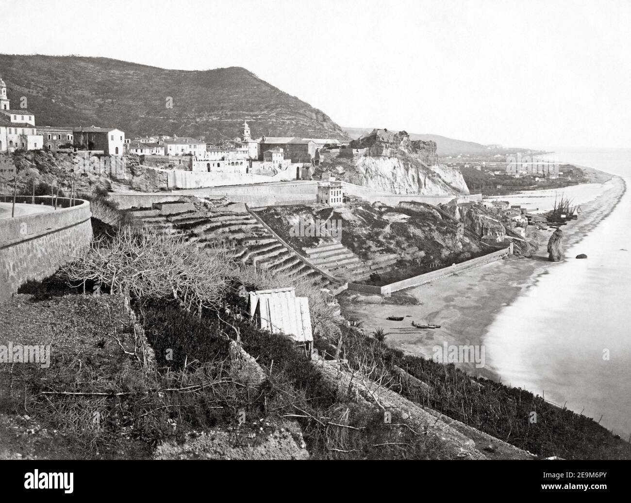 Late 19th century photograph - Ventimiglia, Italy, c.1890 Stock Photo ...