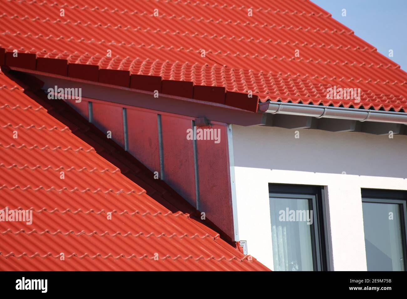 Roof dormer with stainless steel cladding Stock Photo - Alamy