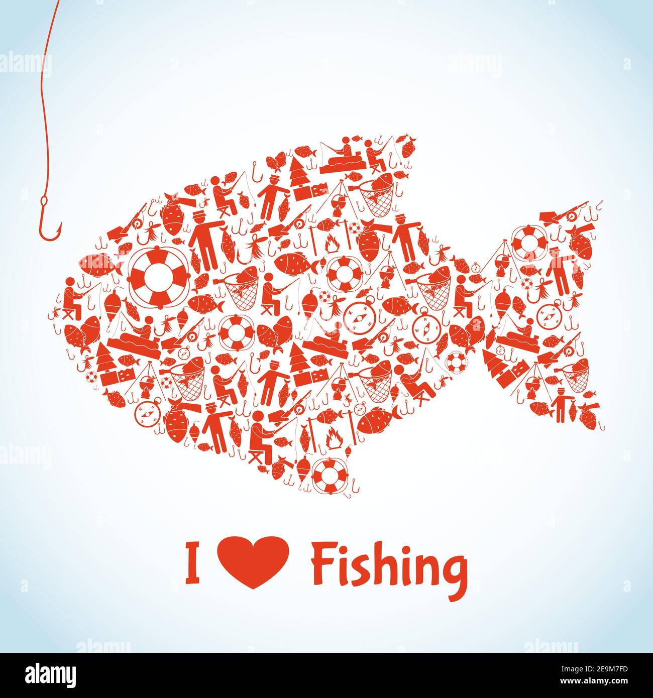 Fishing knot illustration hi-res stock photography and images - Alamy