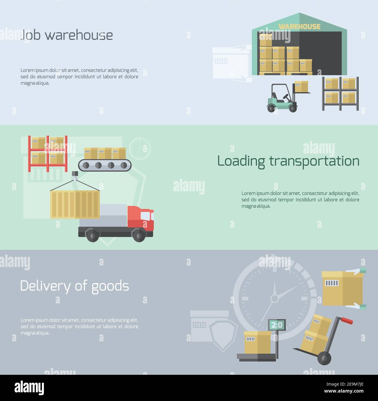 Handling goods Stock Vector Images - Alamy