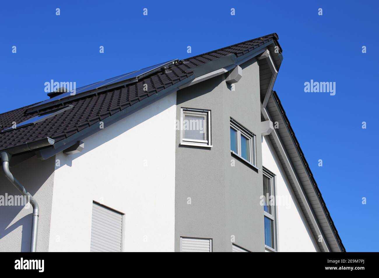 Residential home with modern facade painting Stock Photo - Alamy