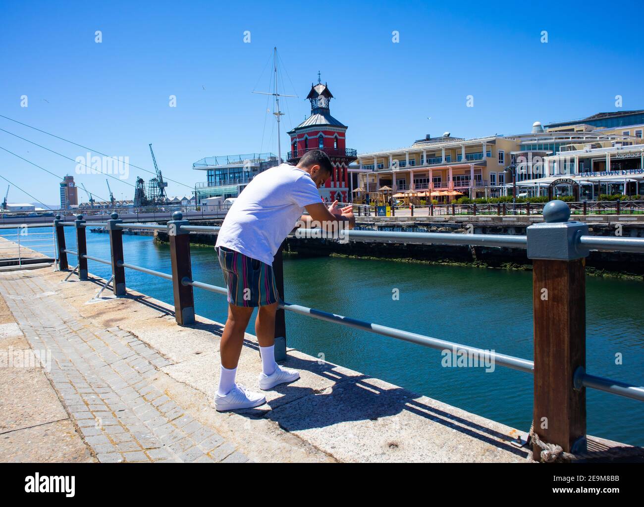 Waterfront- Cape Town, South Africa - 03-02-2021 South African man ...