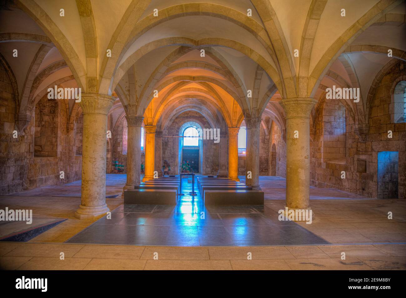 Statues inside santa maria abbey hi-res stock photography and images ...
