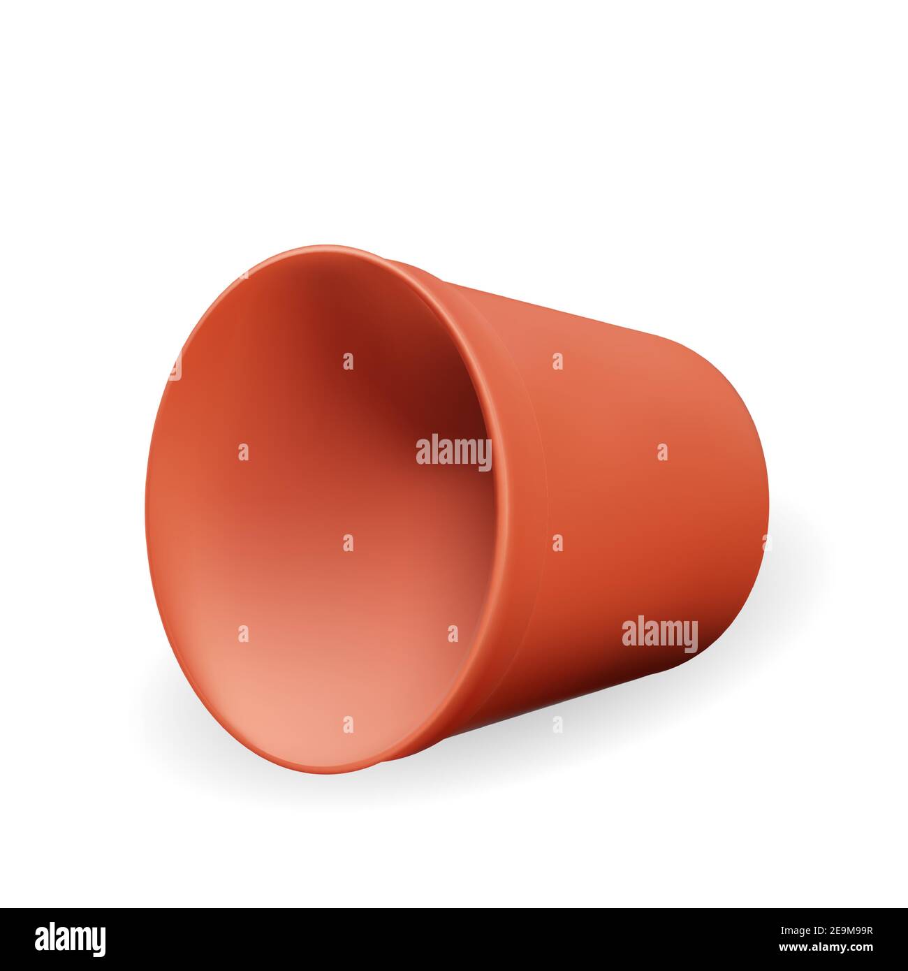 Realistic 3d flower pot. design element. Vector Illustration Stock ...