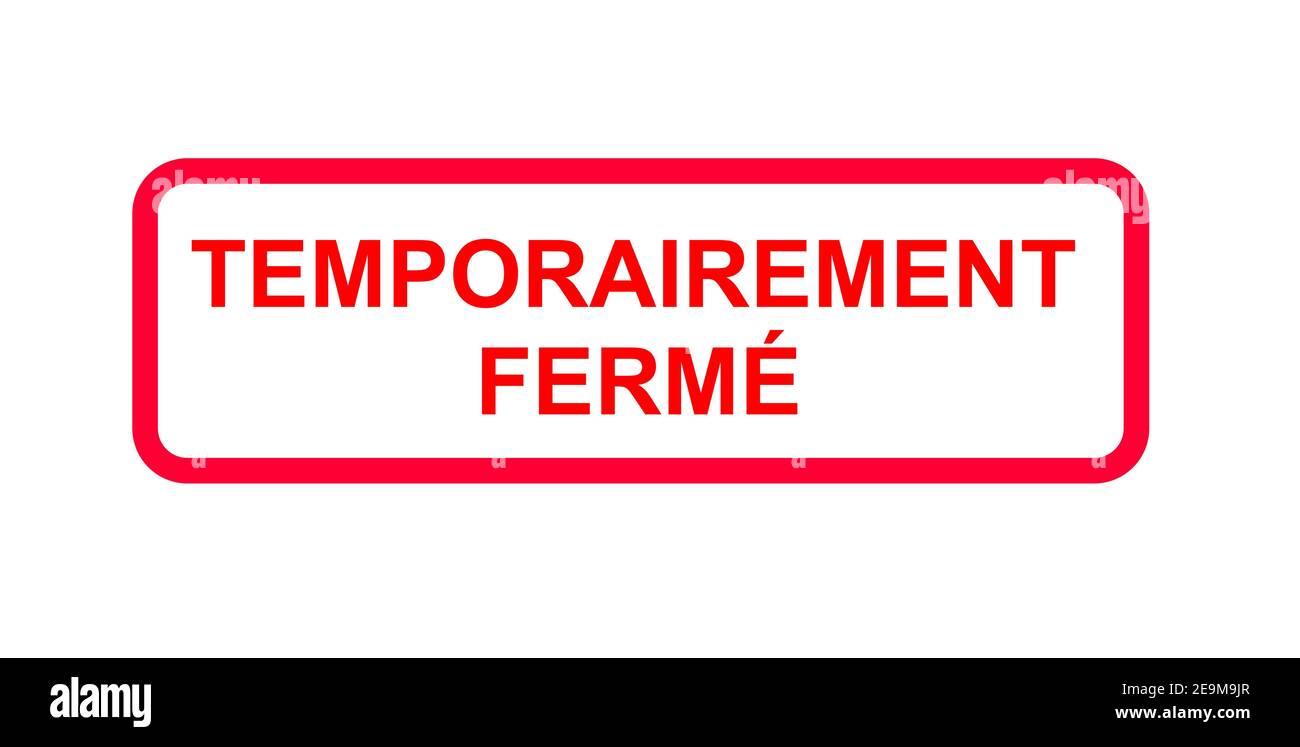 Ferme closed Cut Out Stock Images & Pictures - Alamy