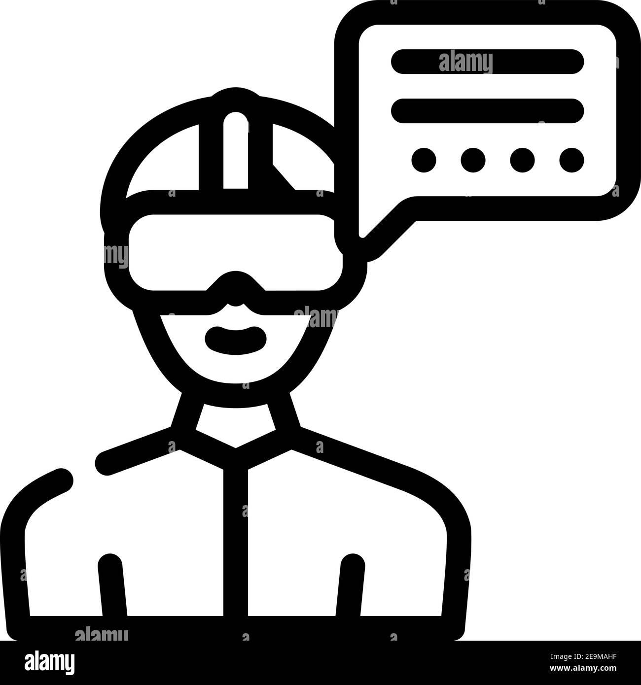 vr remote control line icon vector illustration Stock Vector Image ...