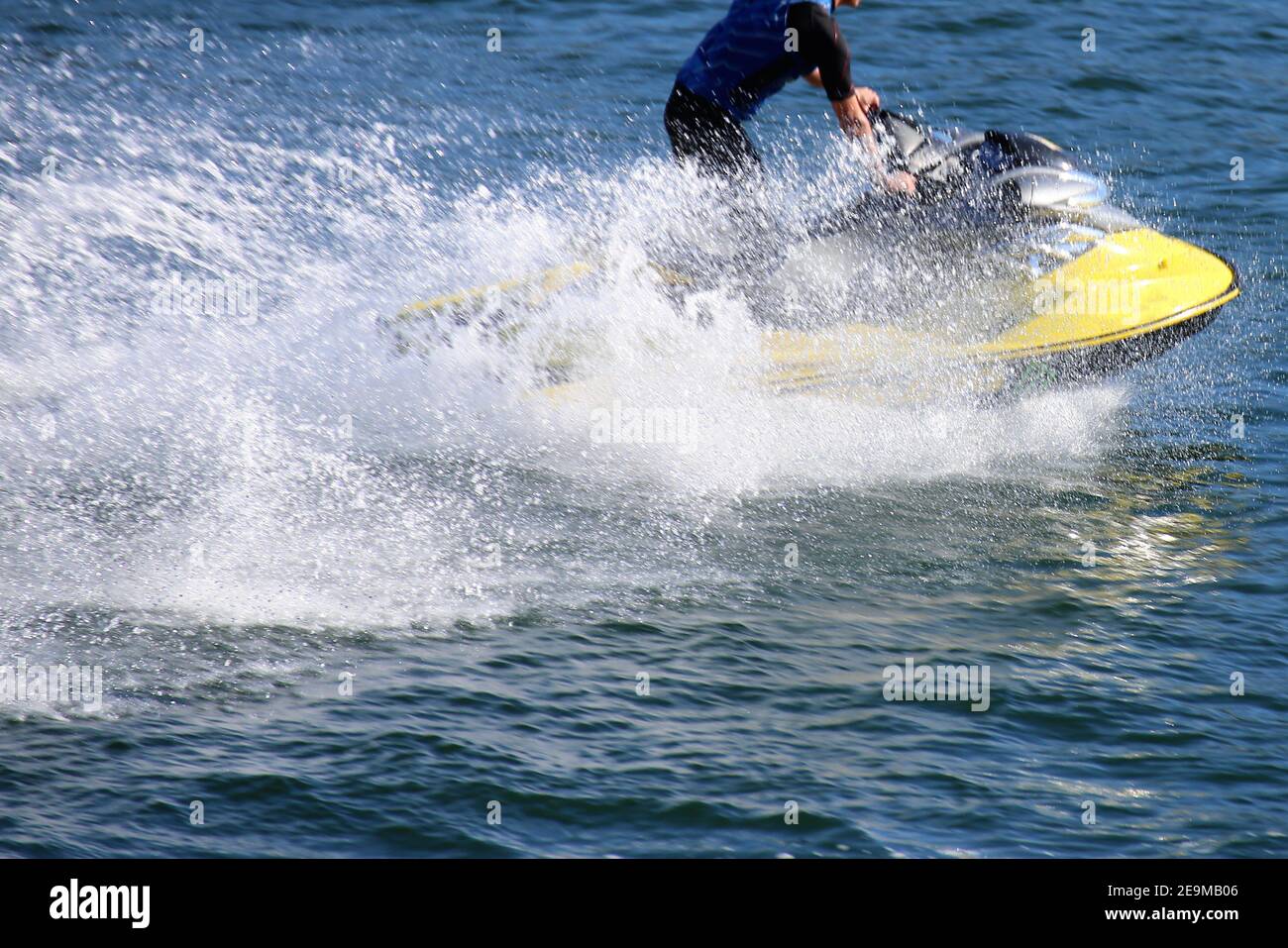Jet ski rider, close-up Stock Photo - Alamy