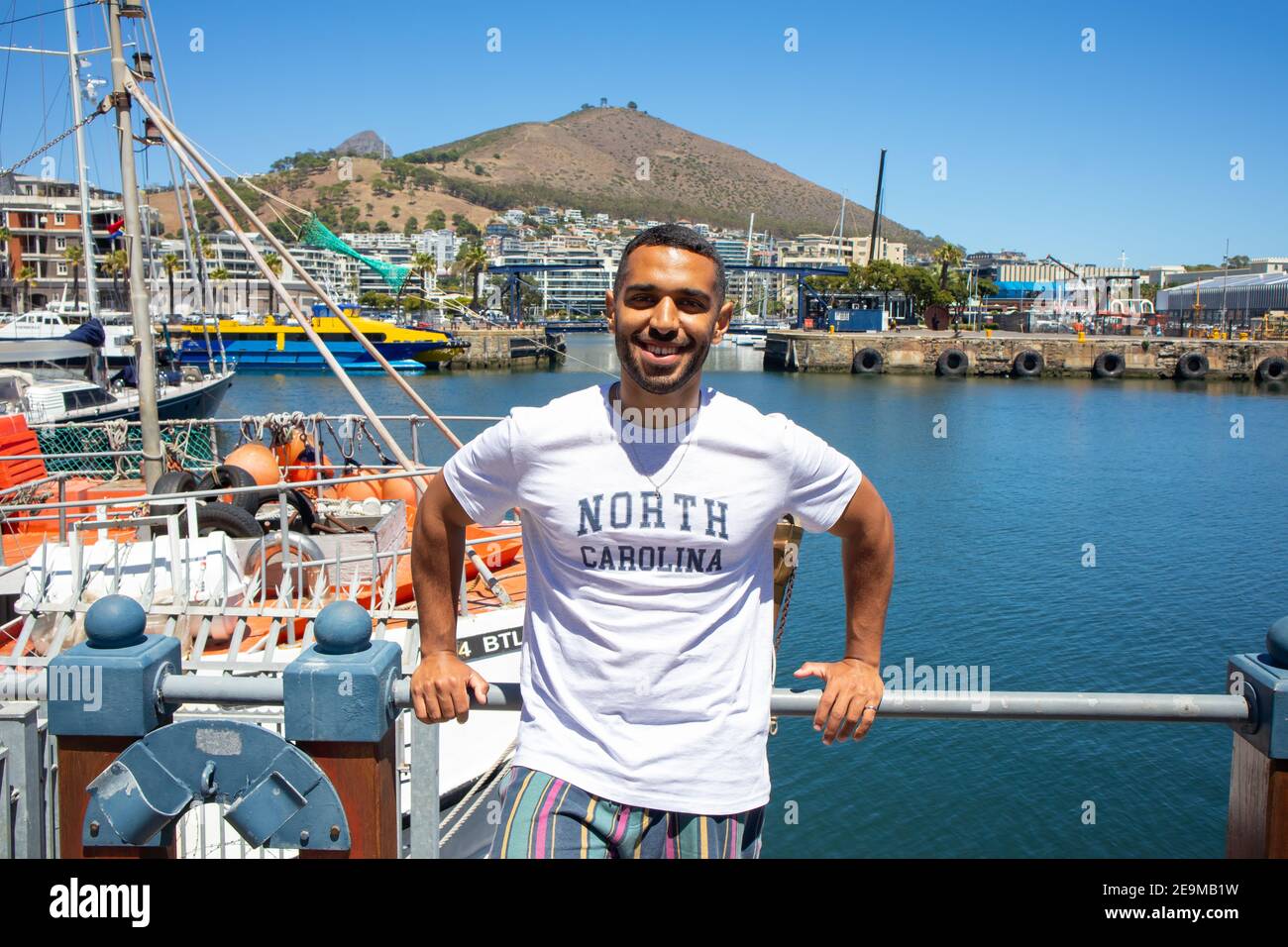 Waterfront- Cape Town, South Africa - 03-02-2021 Handsome South African ...