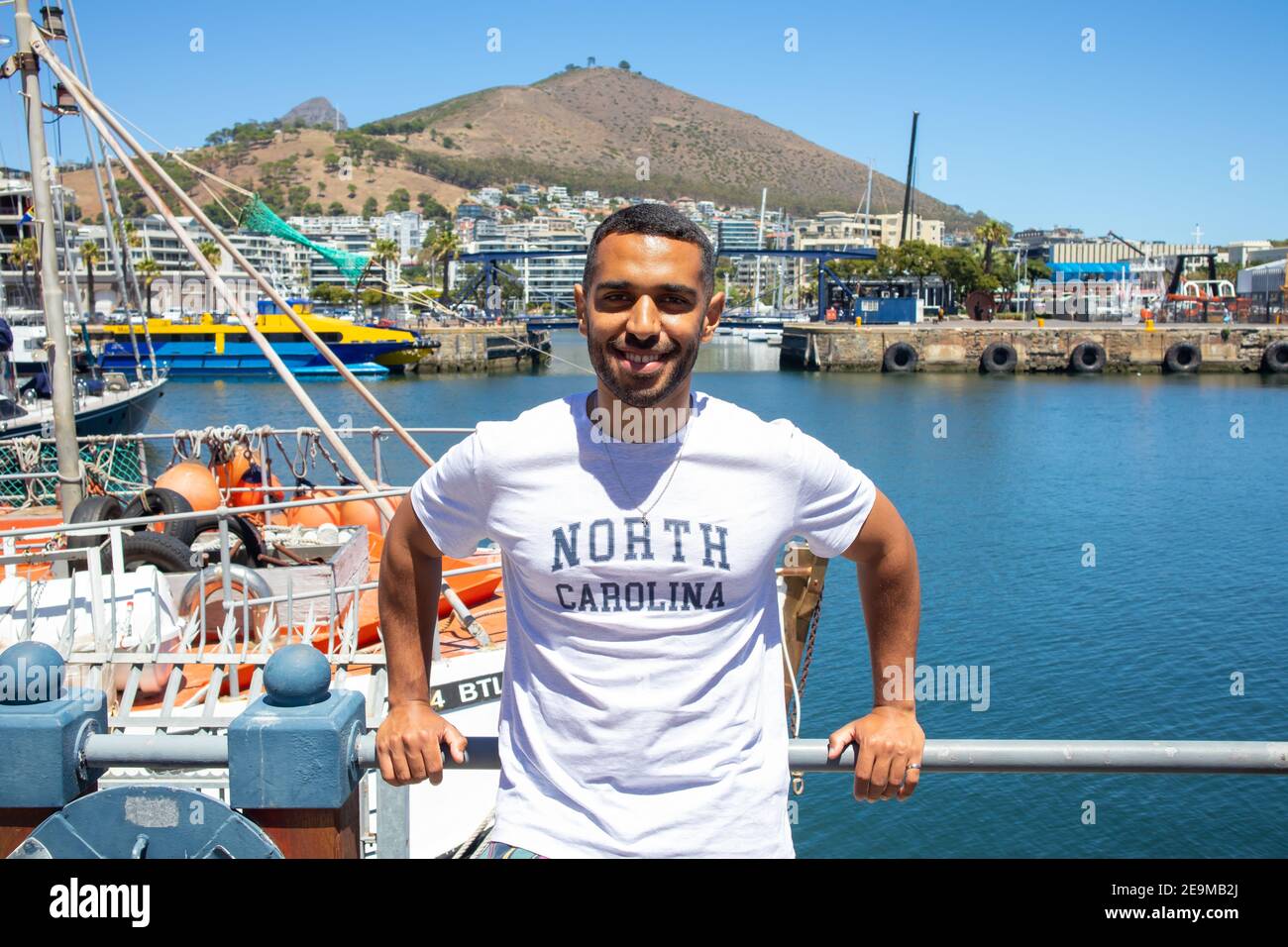Waterfront- Cape Town, South Africa - 03-02-2021 Handsome South African ...