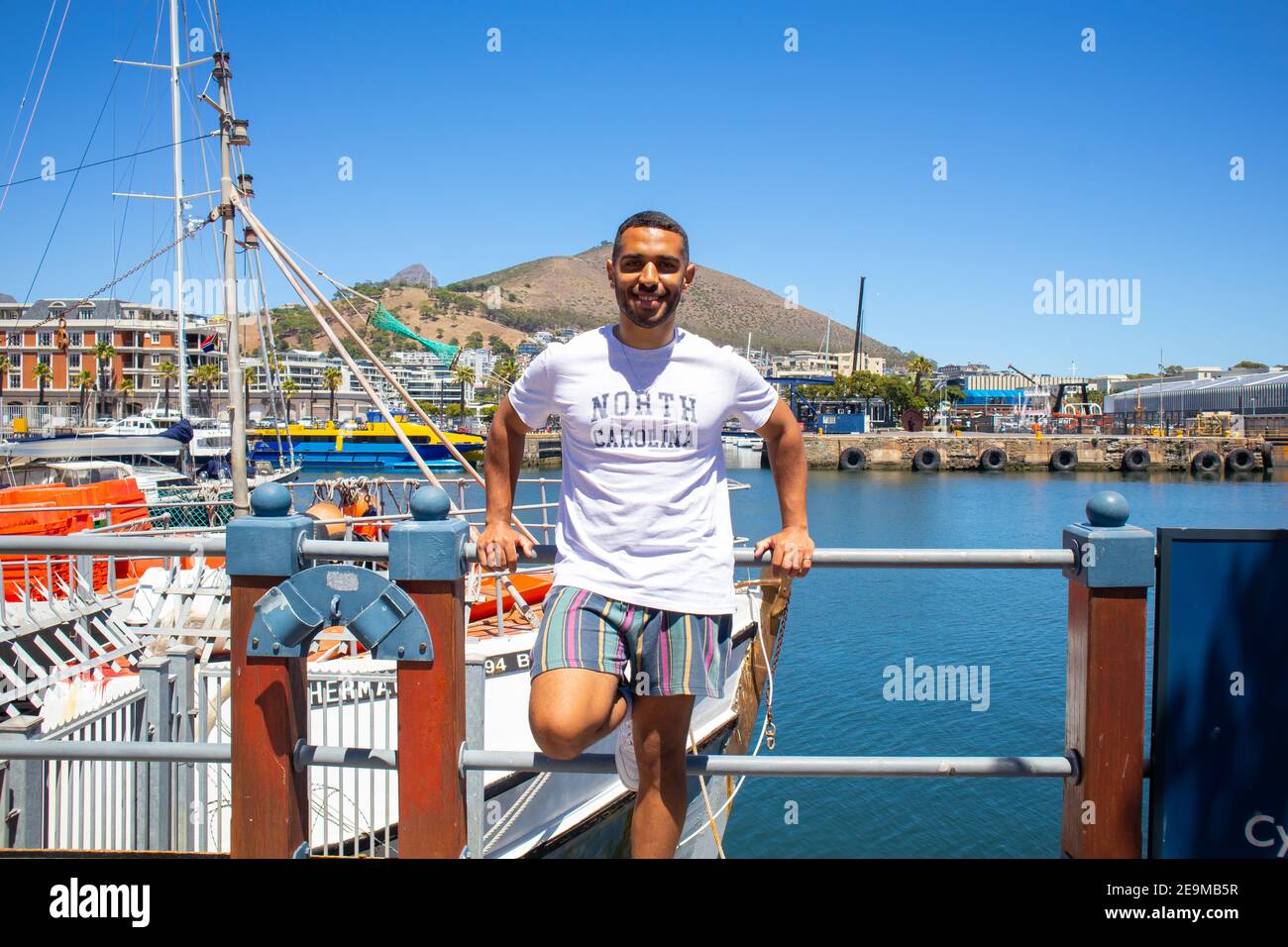 Waterfront- Cape Town, South Africa - 03-02-2021 Handsome South African ...