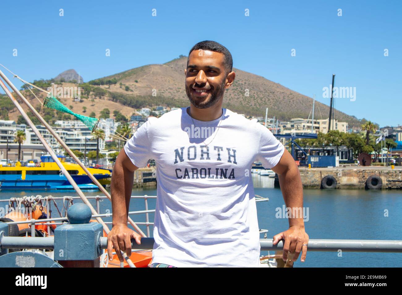 Waterfront- Cape Town, South Africa - 03-02-2021 Handsome South African ...