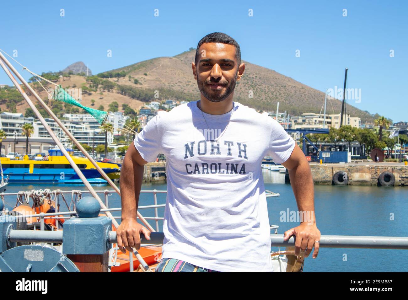 Waterfront- Cape Town, South Africa - 03-02-2021 Handsome South African ...