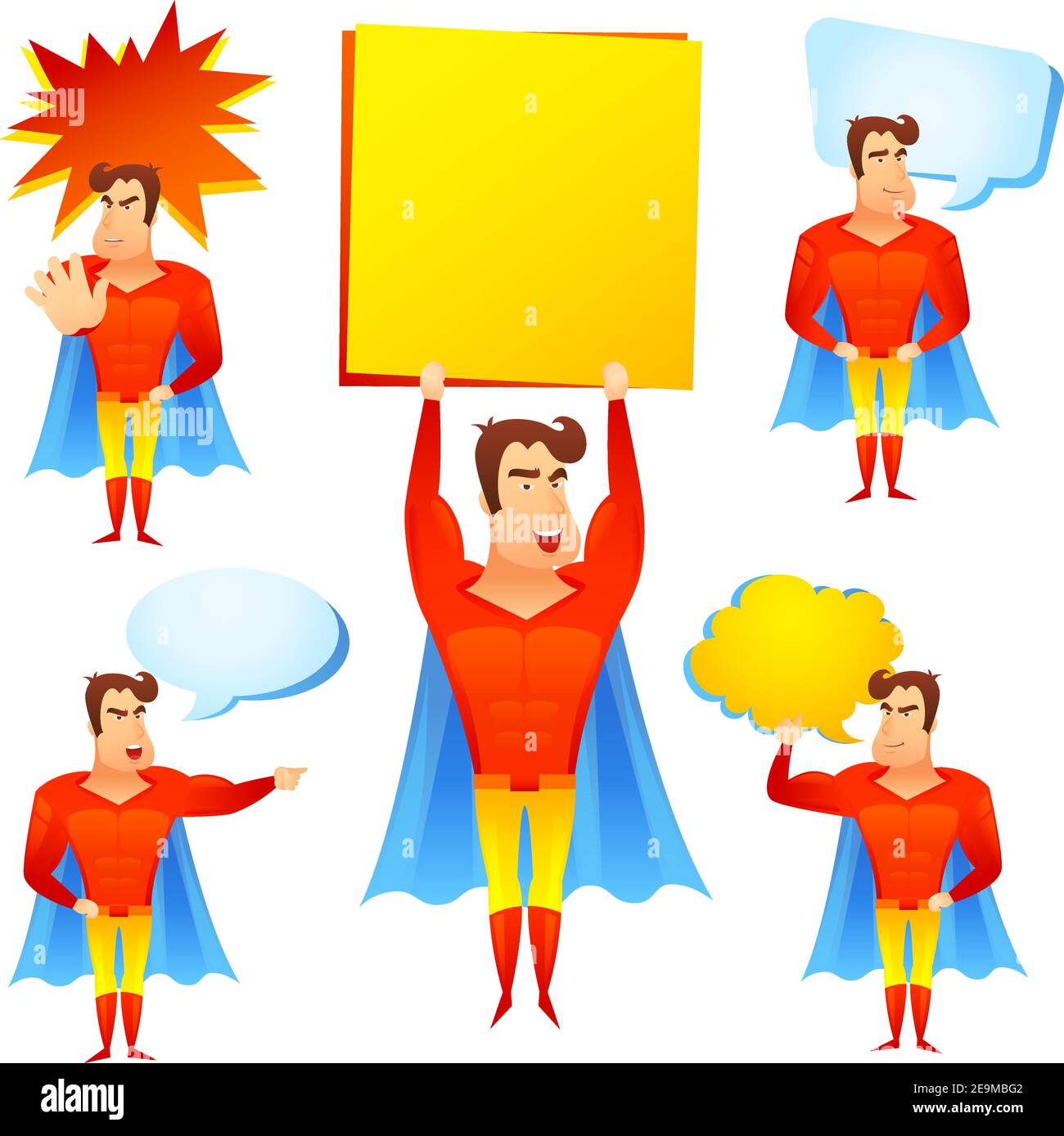 Favorite fictional children superhero cartoon character with speech ...