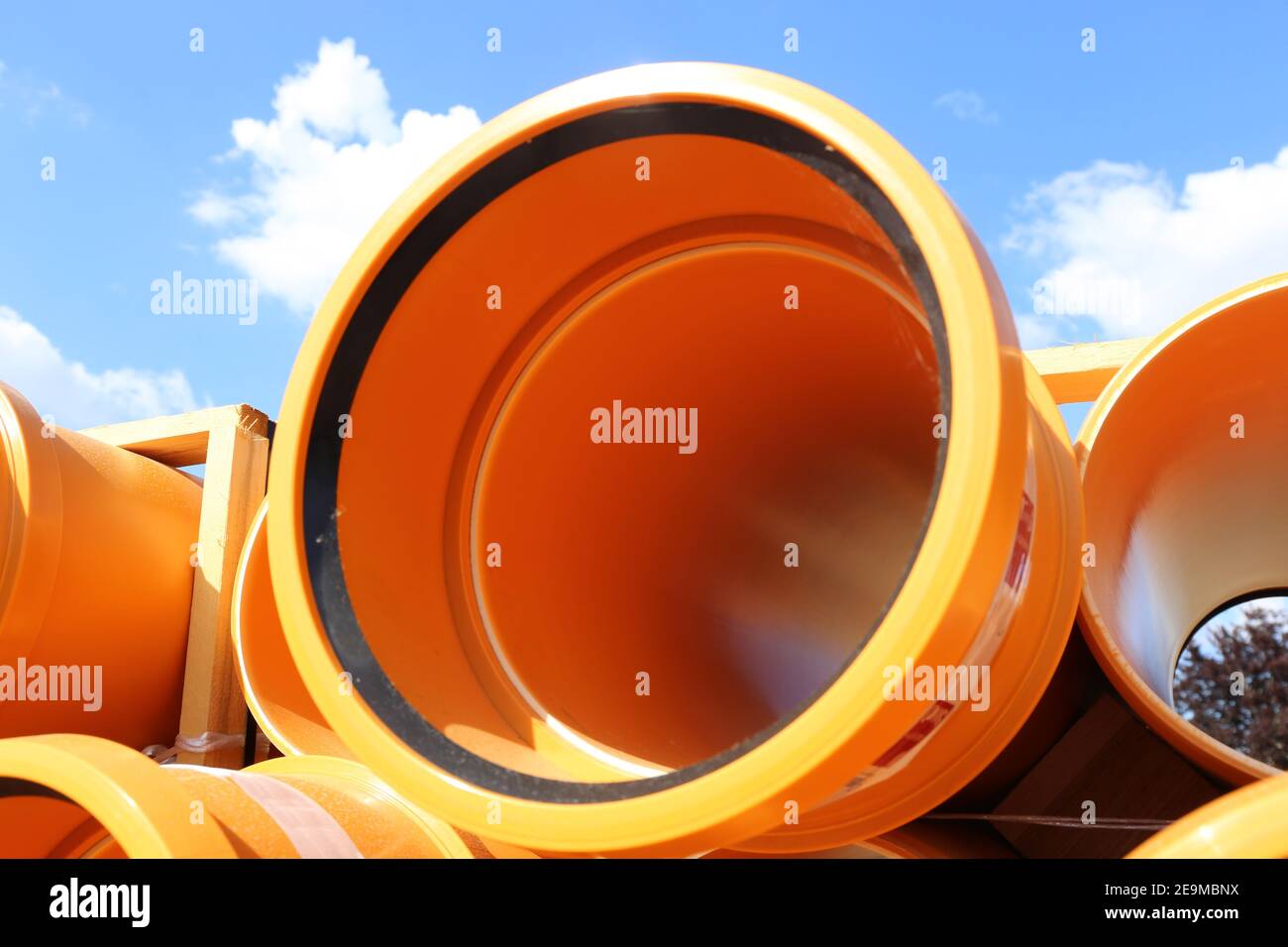 Pile of pvc pipes hi-res stock photography and images - Alamy