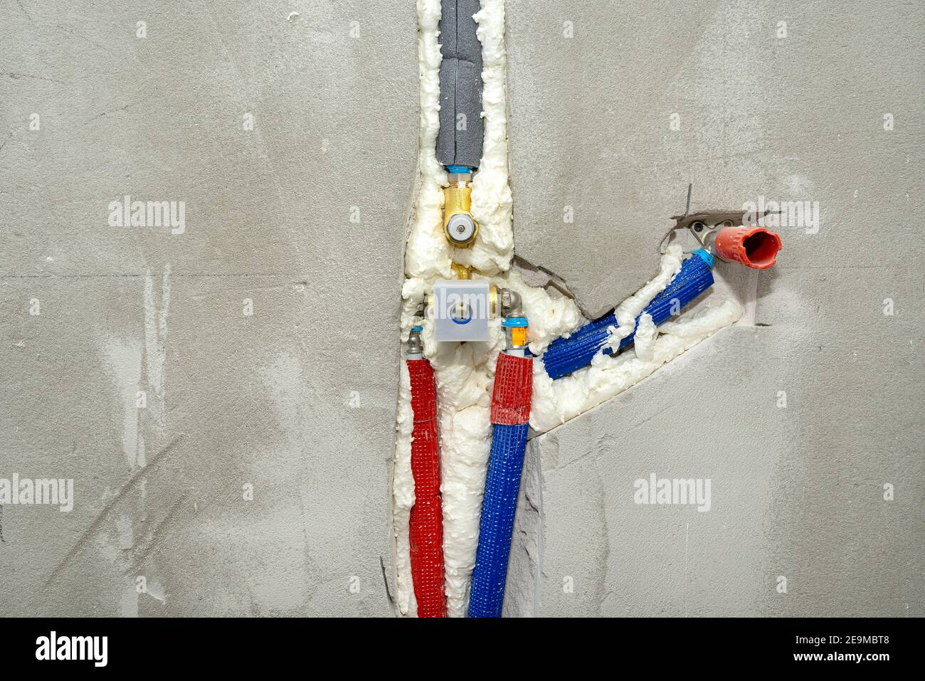 Concealed water pipes hi-res stock photography and images - Alamy