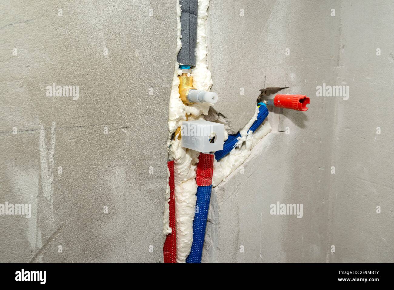 Concealed water pipes hi-res stock photography and images - Alamy