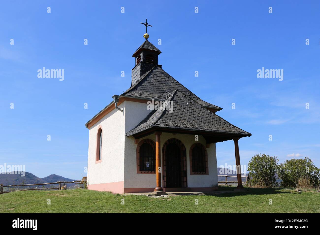 Chapel on the Kleine Kalmit near Landau (Rhineland-Palatinate, Germany ...