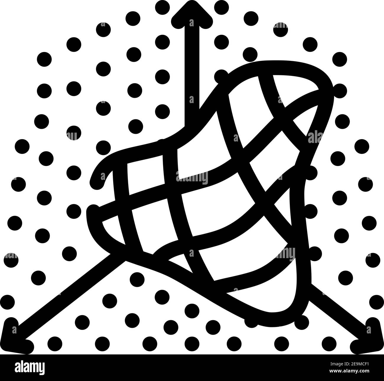 settings vr space line icon vector illustration Stock Vector Image ...