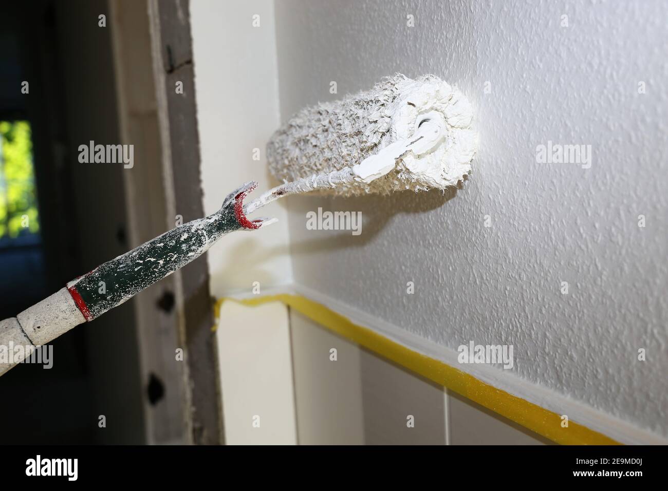 Painting works, wall painting Stock Photo - Alamy