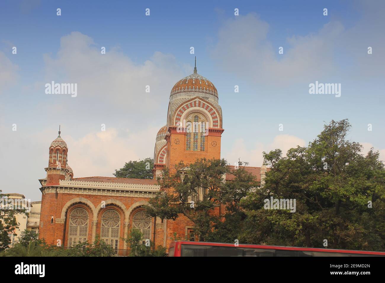 Colonial building of the University of Madras in Chennai, Tamil Nadu ...