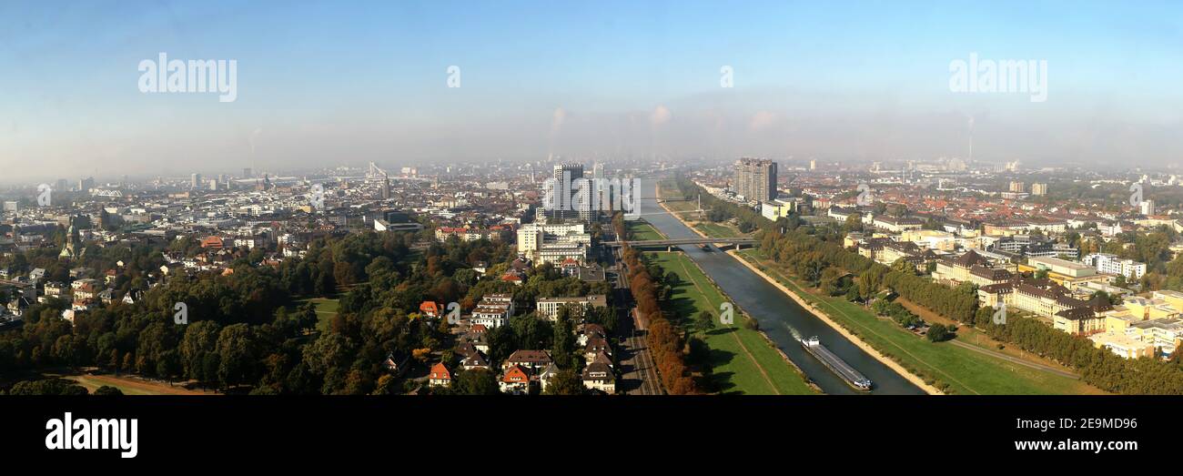 Mannheim aerial view hi-res stock photography and images - Alamy