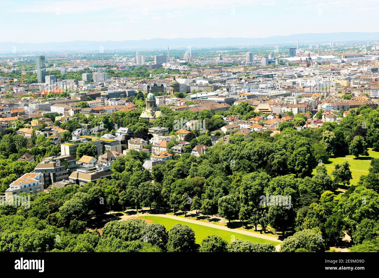 Mannheim aerial view hi-res stock photography and images - Alamy