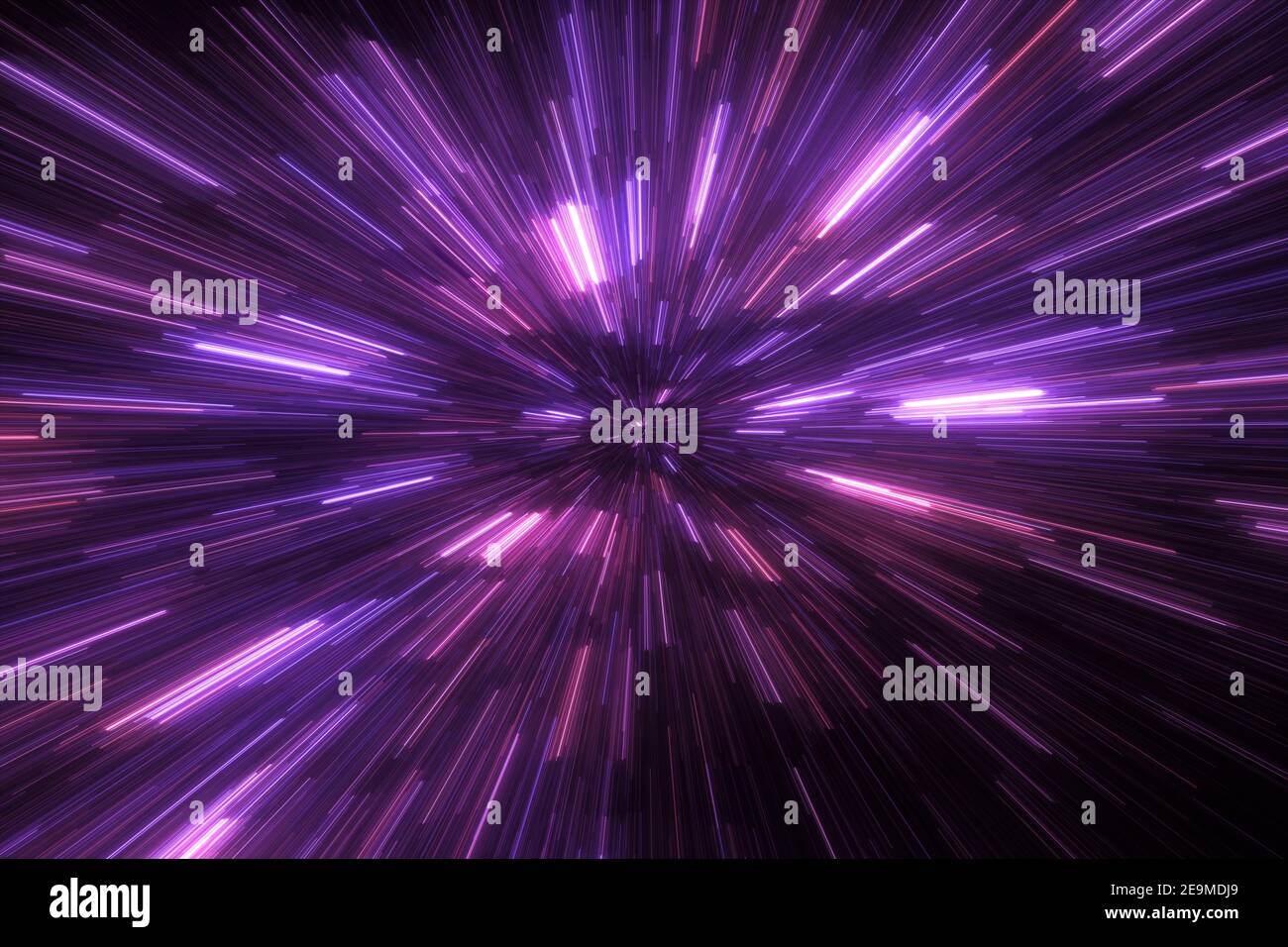 Glow color light particles explosion. 3D illustration Stock Photo - Alamy