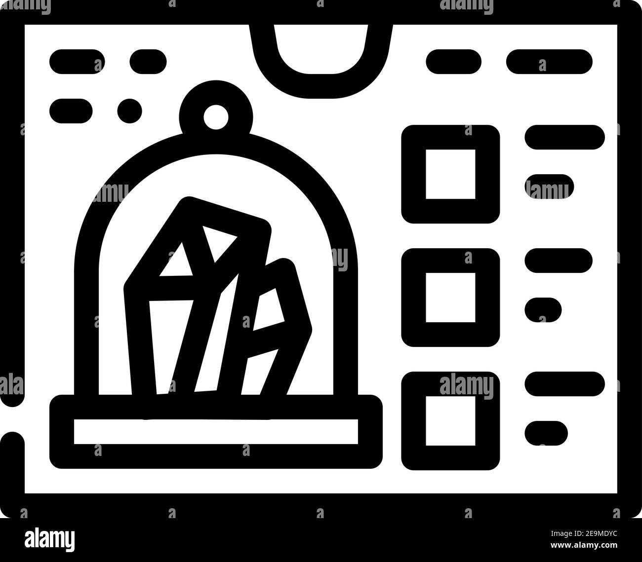 set for growing crystal line icon vector illustration Stock Vector ...