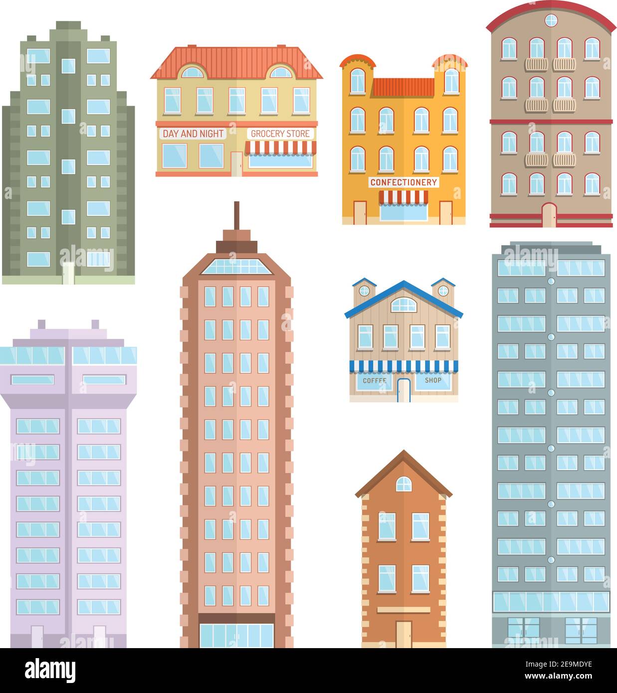 Villa district Stock Vector Images - Alamy