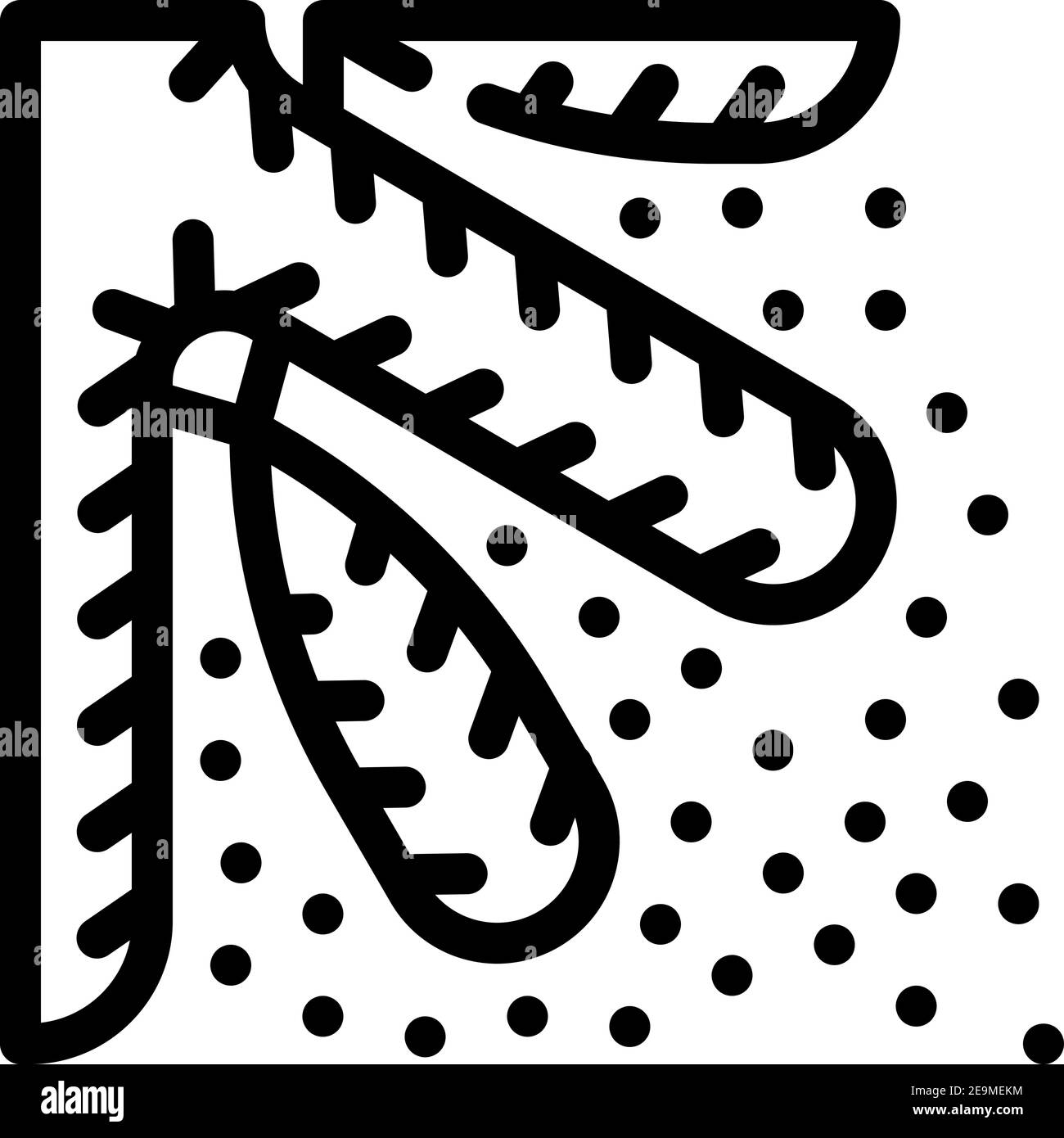 microfiber structure line icon vector illustration flat Stock Vector ...