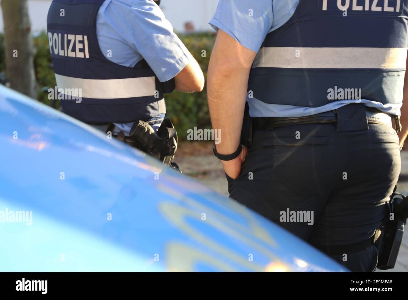 Symbol image police operation Stock Photo - Alamy
