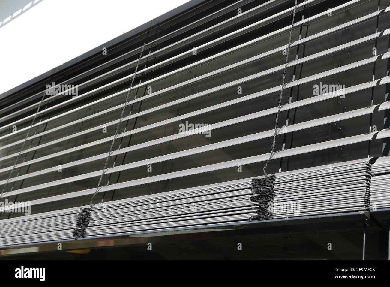 Window with external venetian blind, exterior shot Stock Photo - Alamy