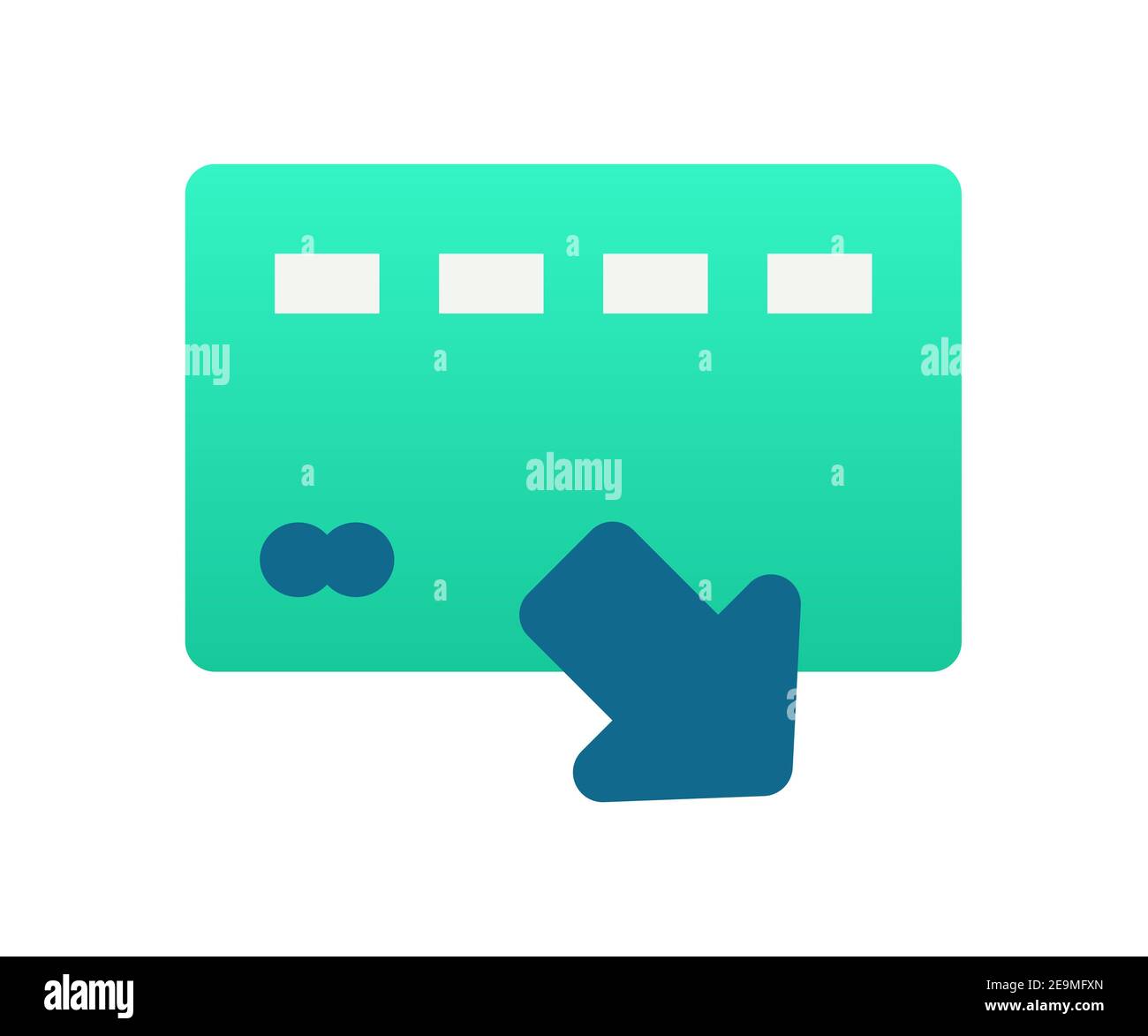 payment outcome expense single isolated icon with gradient style vector ...