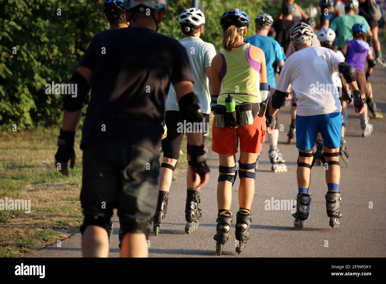 Roller blader hi-res stock photography and images - Alamy