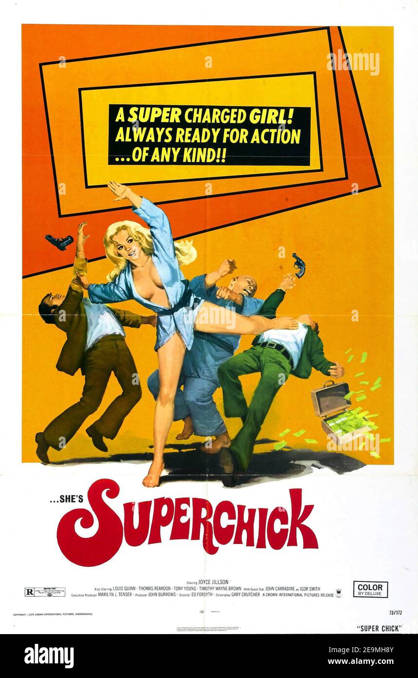 Poster Art - "Superchick" (1973) Crown International Pictures/ File ...
