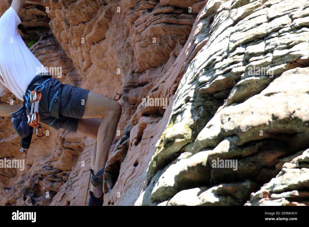 Sport climbers in the southern Palatinate. The Southern Palatinate is ...