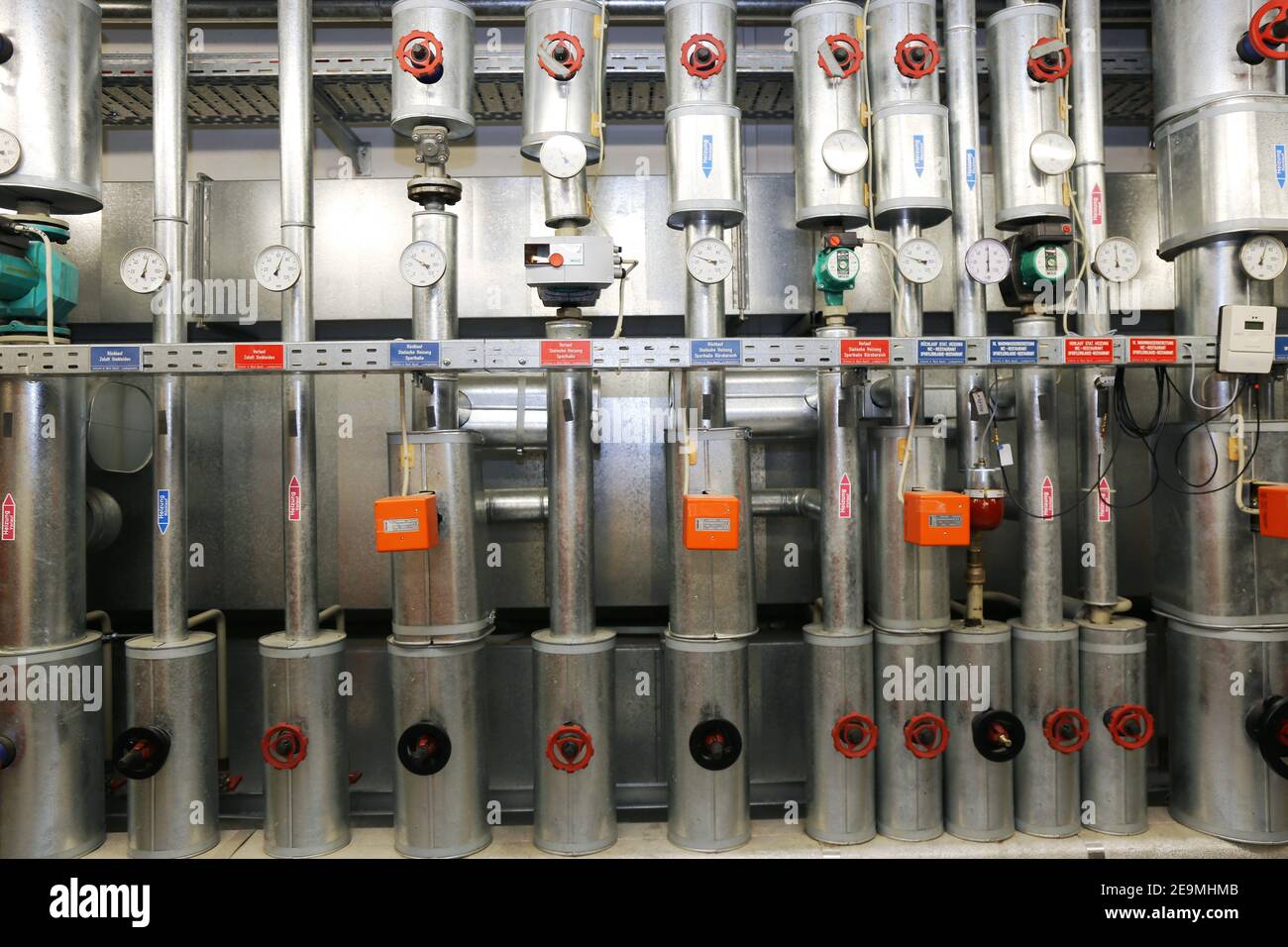Actuators in a multipurpose hall Stock Photo - Alamy