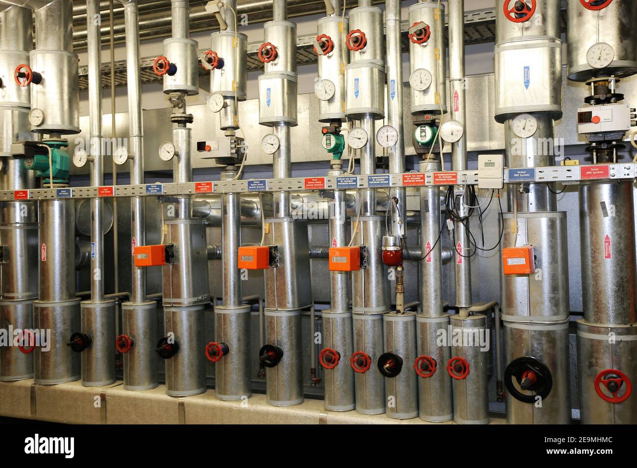 Actuators in a multipurpose hall Stock Photo - Alamy