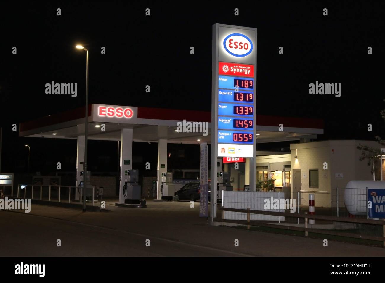 Germany esso petrol station hi-res stock photography and images - Alamy