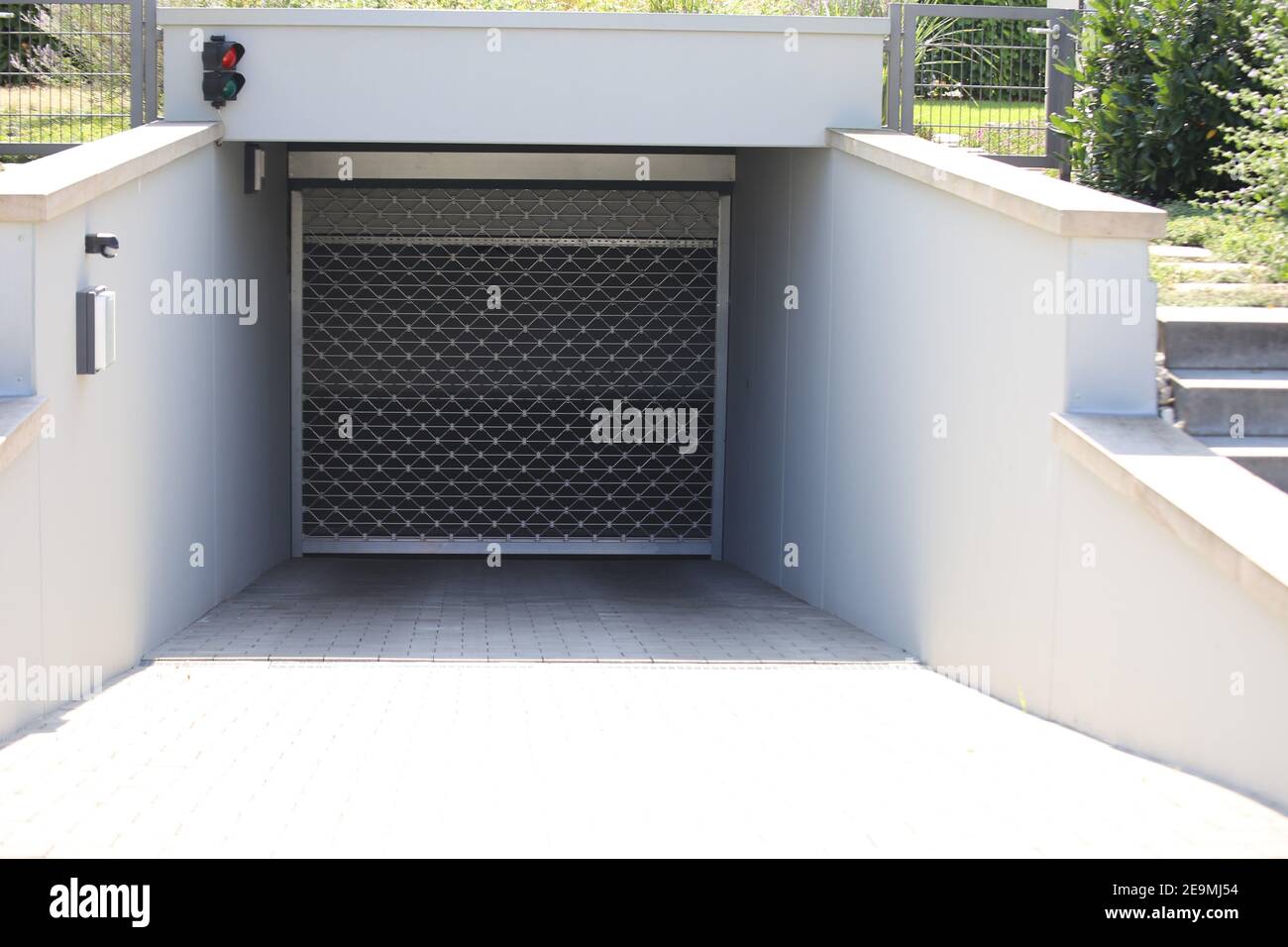 Underground parking entrance hi-res stock photography and images - Alamy