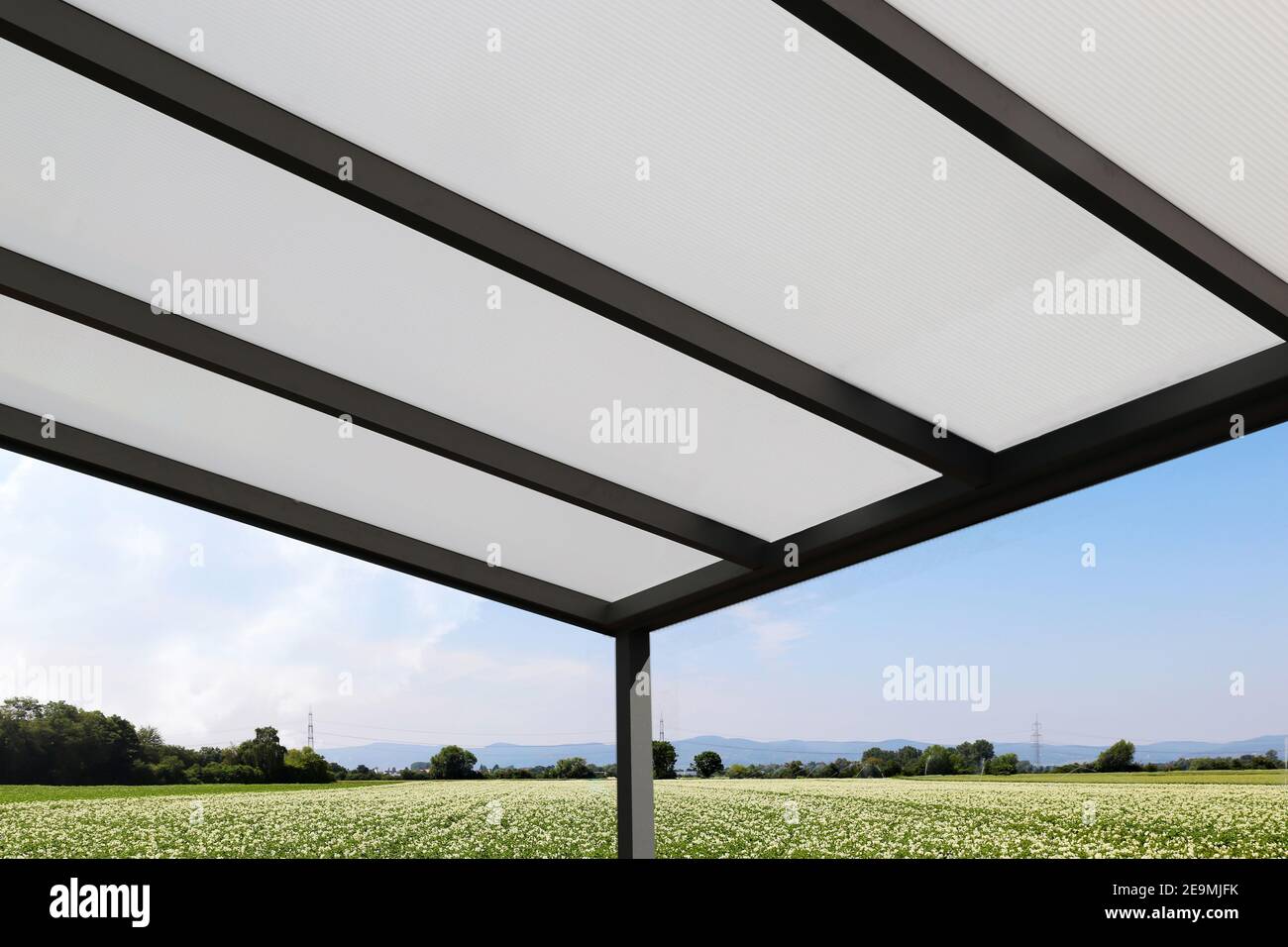 High quality modern terrace roof Stock Photo - Alamy