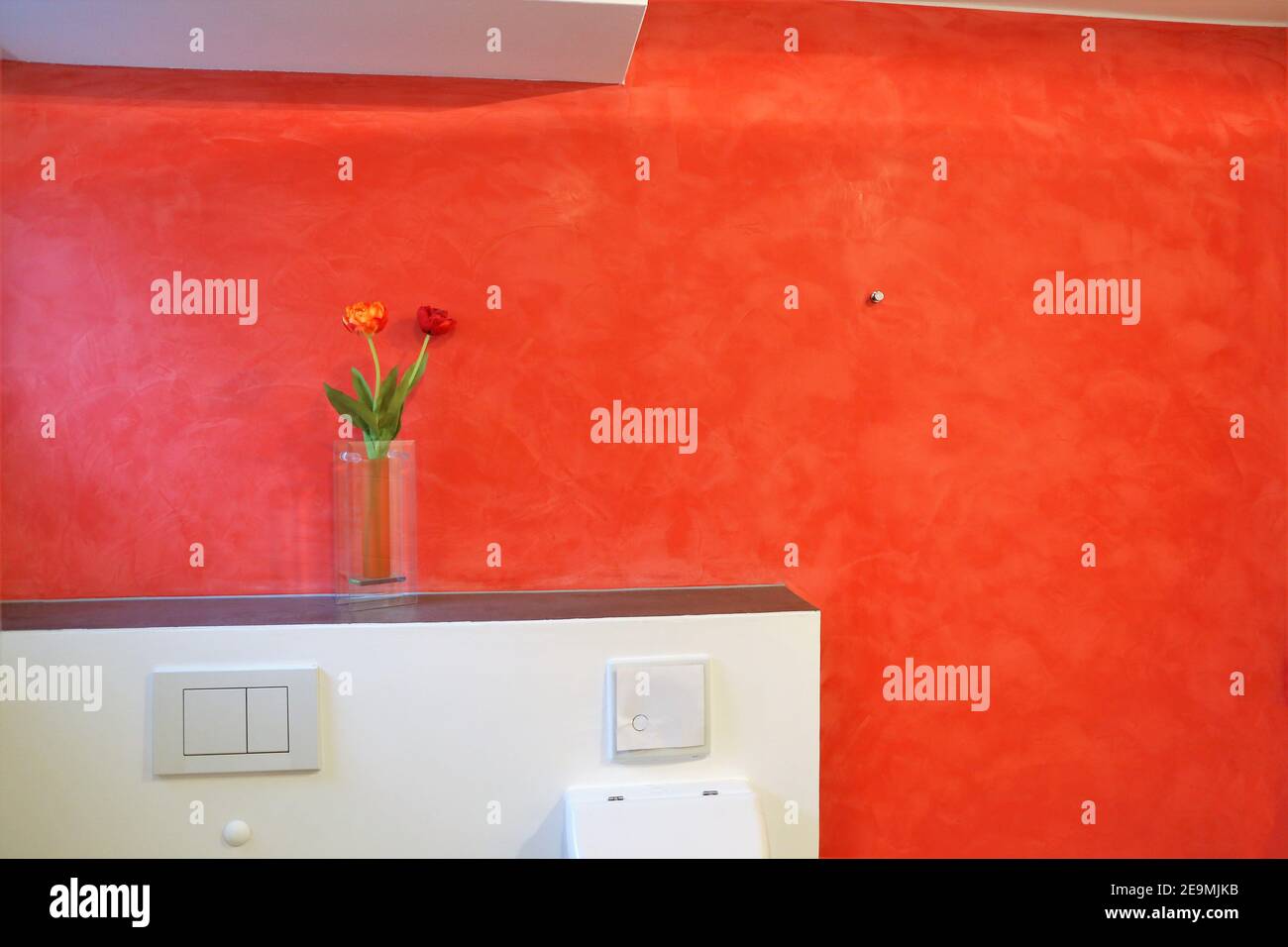 High quality wall design with Venetian spatula technique Stock Photo ...