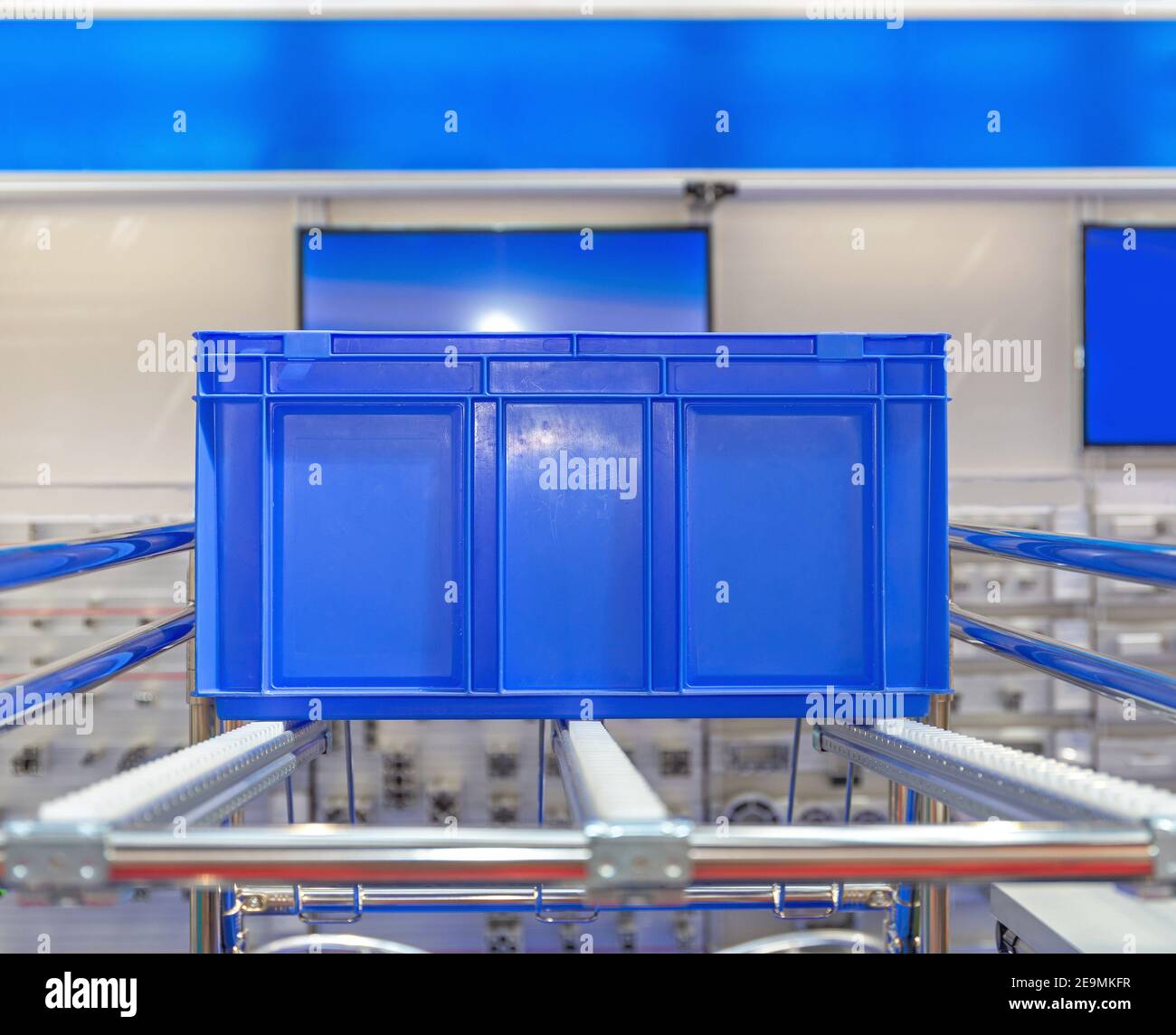 Plastic Box for Delivery Shipping Storage Warehouse Stock Photo - Alamy