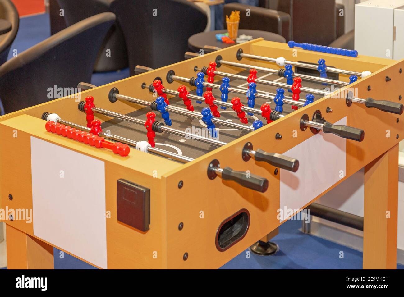 Foosball Table Football in Office Stock Photo - Alamy