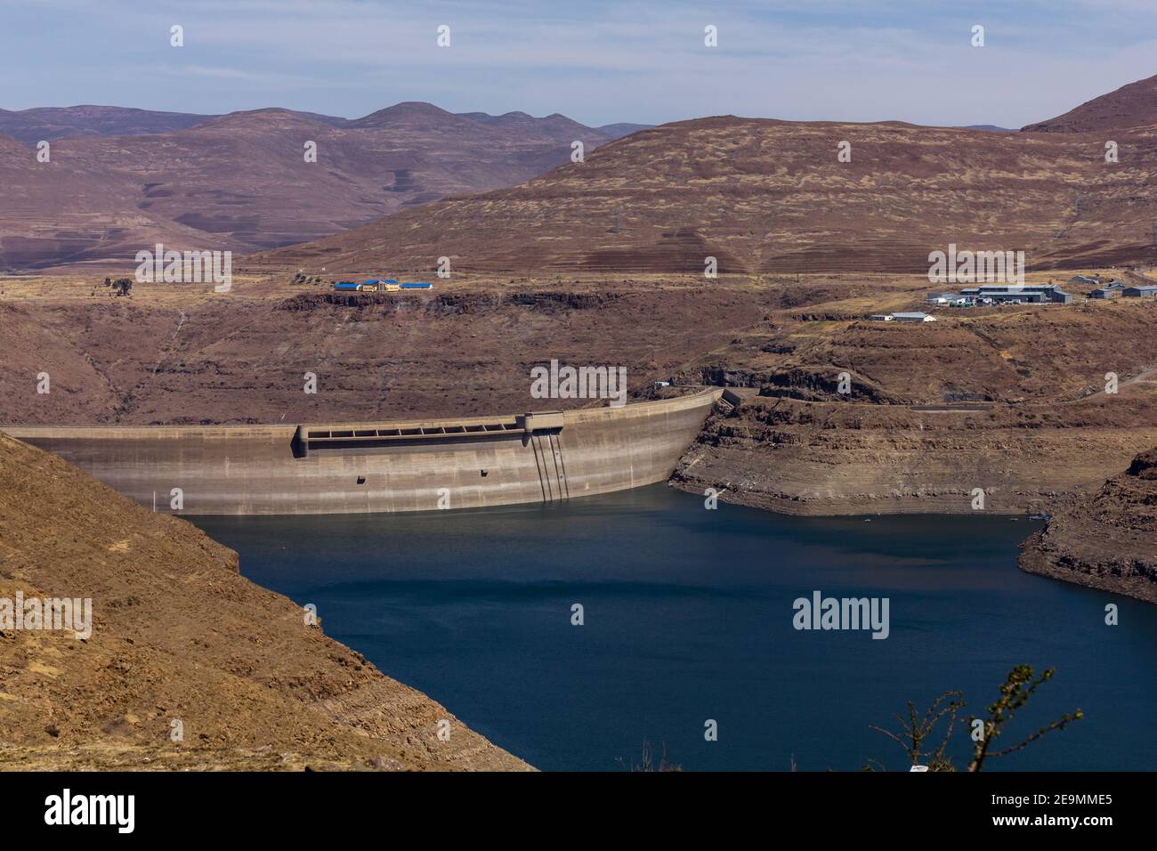 Katse Dam, Kingdom of Lesotho, Africa Stock Photo - Alamy