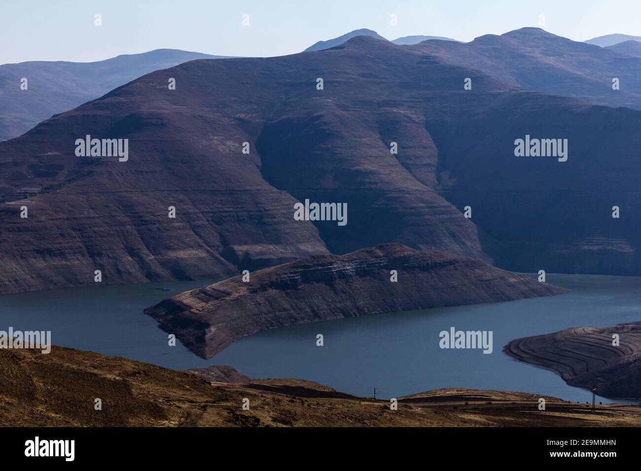 Katse Dam, Kingdom of Lesotho, Africa Stock Photo - Alamy