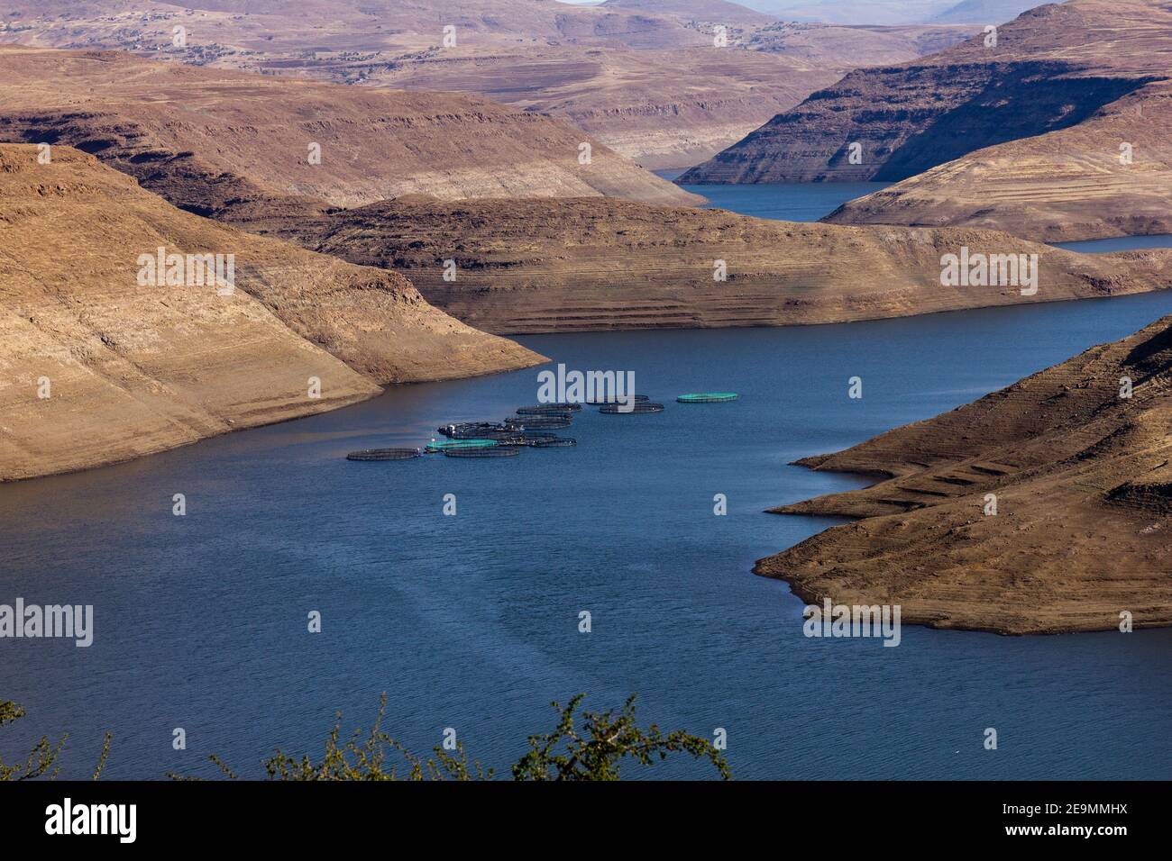 Katse Dam, Kingdom of Lesotho, Africa Stock Photo - Alamy