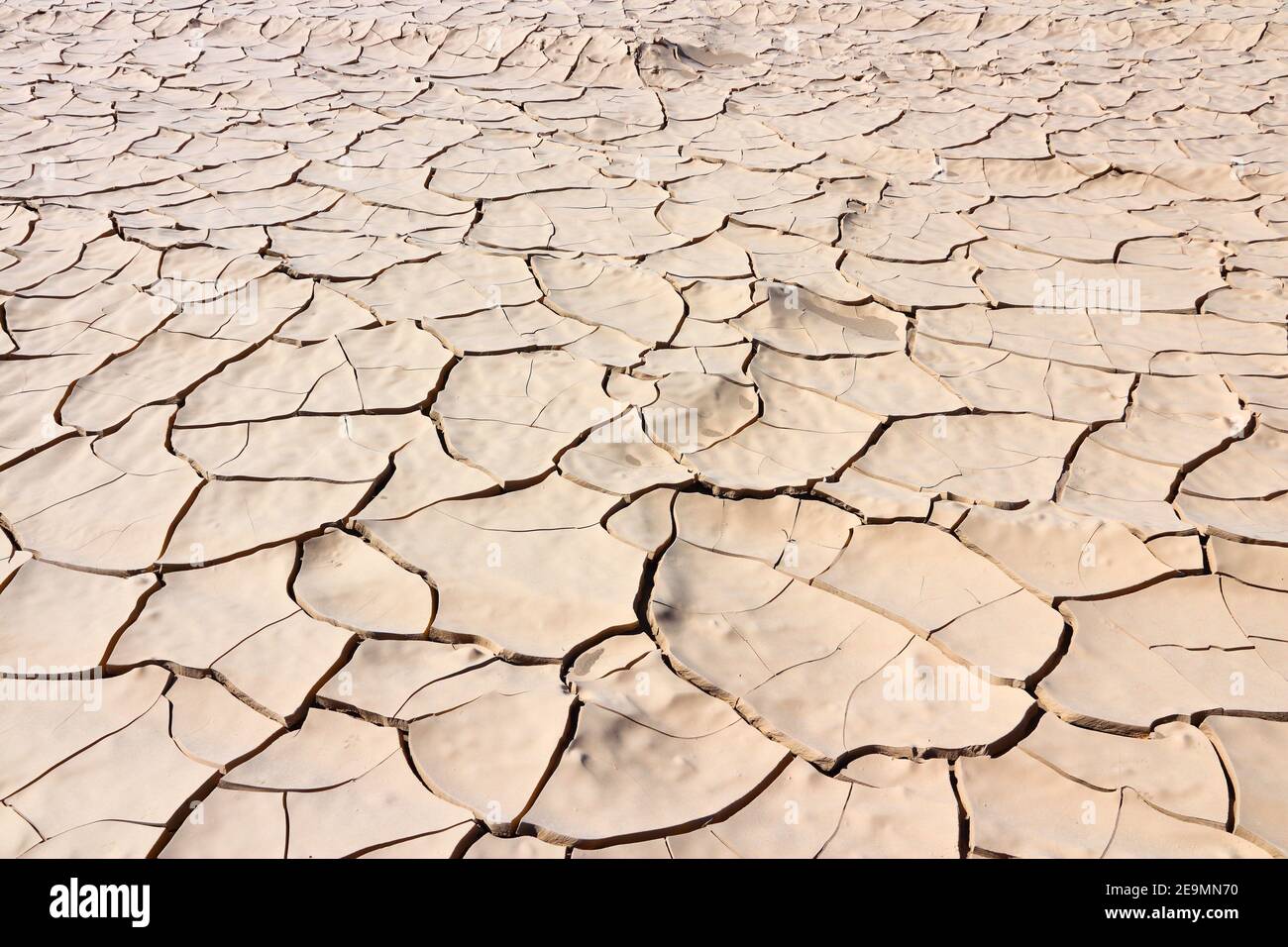Dried mud surface - desert background. Death Valley, California. Dry ...