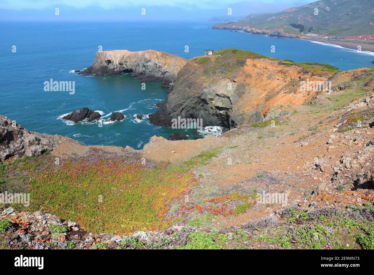 California coast - Golden Gate National Recreation Area in Marin County ...