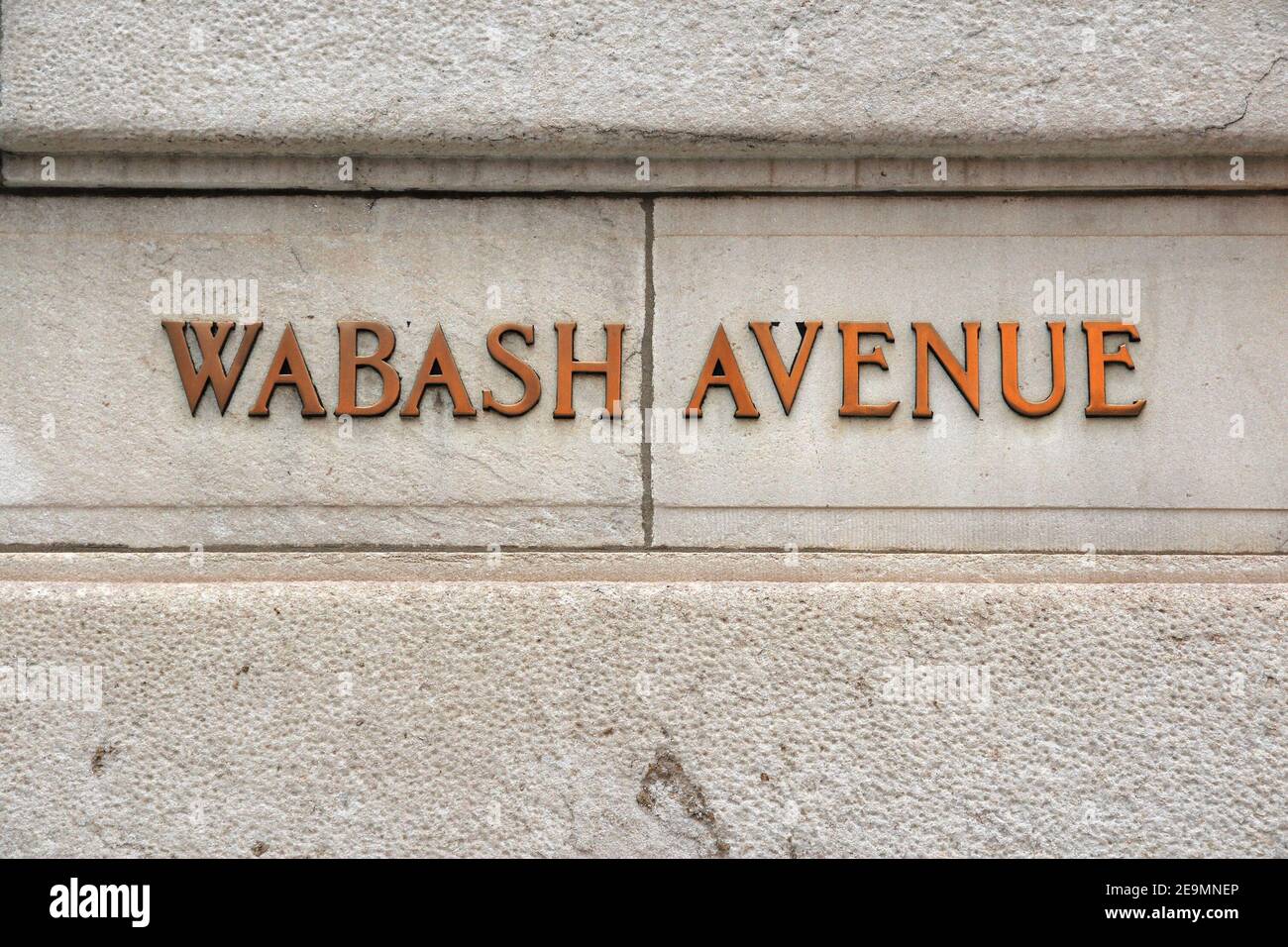 Wabash avenue in chicago usa hi-res stock photography and images - Alamy